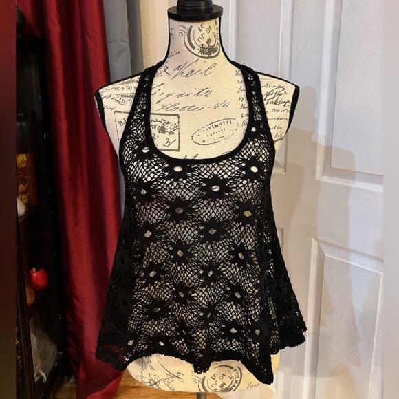 Styles | Tops | Y2k Styles Lace Racerback Crochet Tank Top | Poshmark
